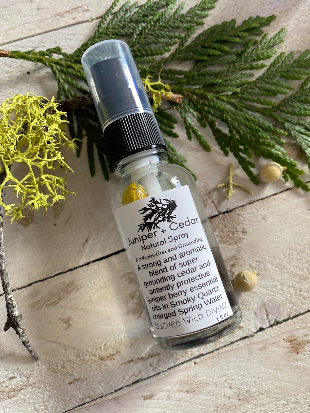 Juniper and Cedar Natural Spray Protective Blend - Organic Essential ...