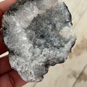 La Choya Trancas Geode Pair: Sparkly Druzy Chalcedony - Etsy