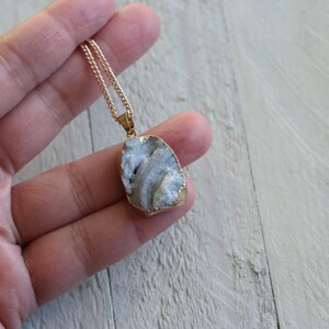 Rainbow Aura Crystal Chalcedony Necklace. Angelic Opal Aura Rainbow ...