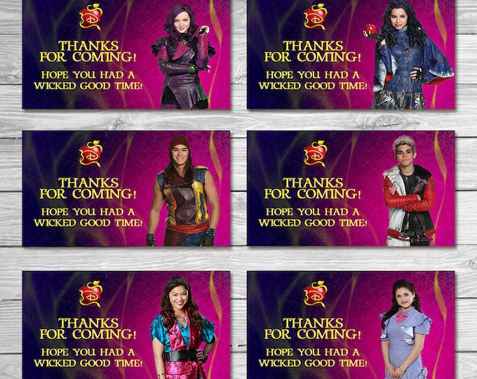 Descendants 3 Charm Set - Etsy