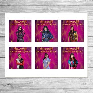 The Descendants Valentine's Day Cards Pink Purple/ the Descendants ...