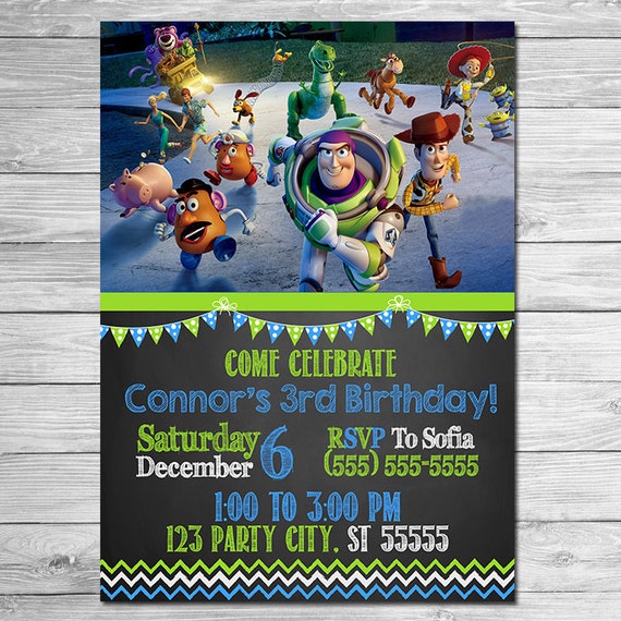 Toy Story Invitation Printable Template