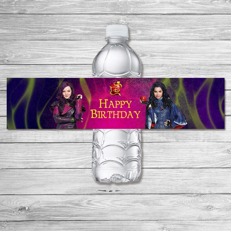 Descendants Printable Labels - Etsy