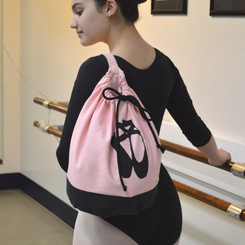 Personalized Lined Drawstring Dance Shoe Bag Ballet Tap - Etsy