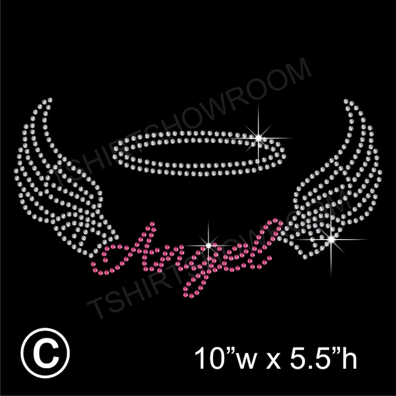 Rhinestone Angel - Etsy