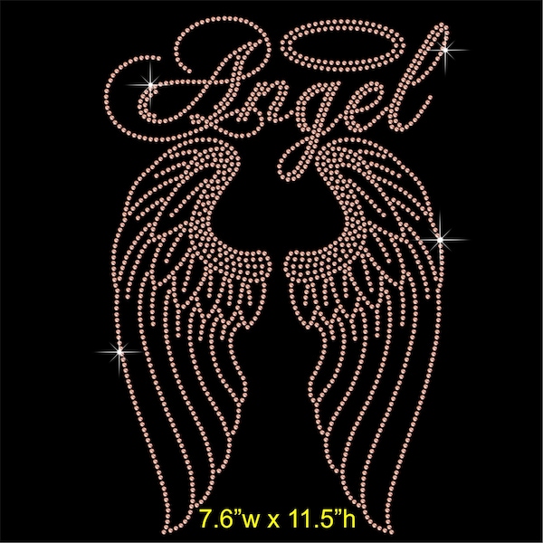 Rhinestone Angel - Etsy