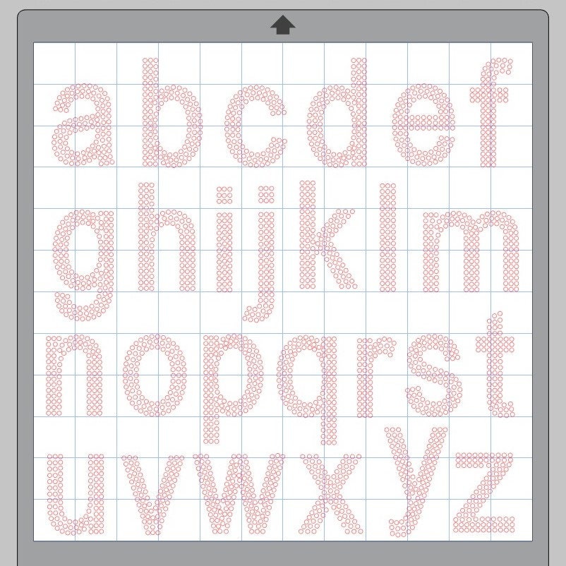 Download All 26 Letters 2.5 Inch High Using SS6 Rhinestones | Etsy