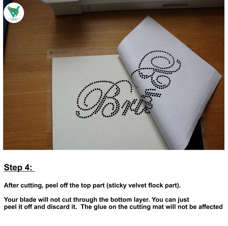 5 X Sheets 33cm X 21cm of Sticky Back Flock Rhinestone - Etsy