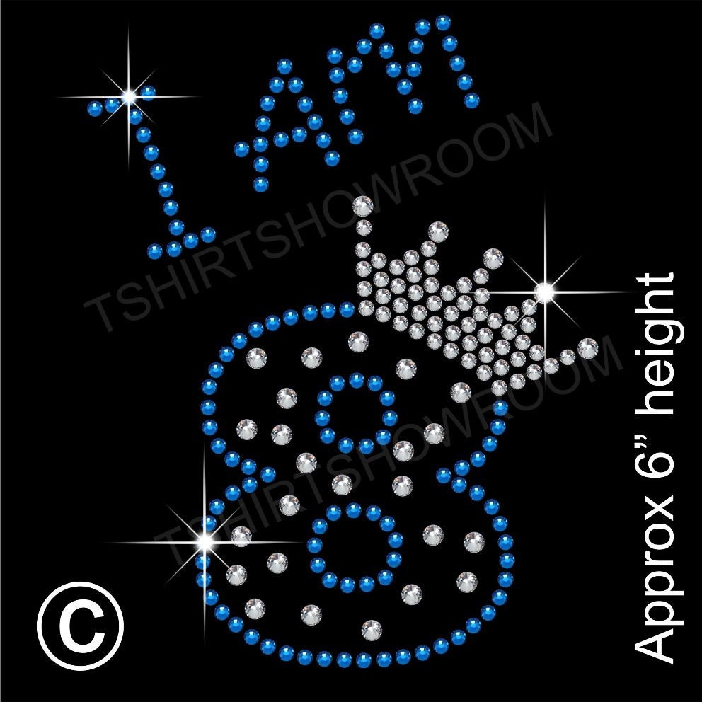 I Am 1-10 Birthday Number and Tiara Crown for Boys Blue | Etsy