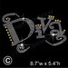 Diva Symbol Rhinestone Hotfix Transfer Iron on Applique Motif With a ...