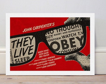They Live Poster | Etsy