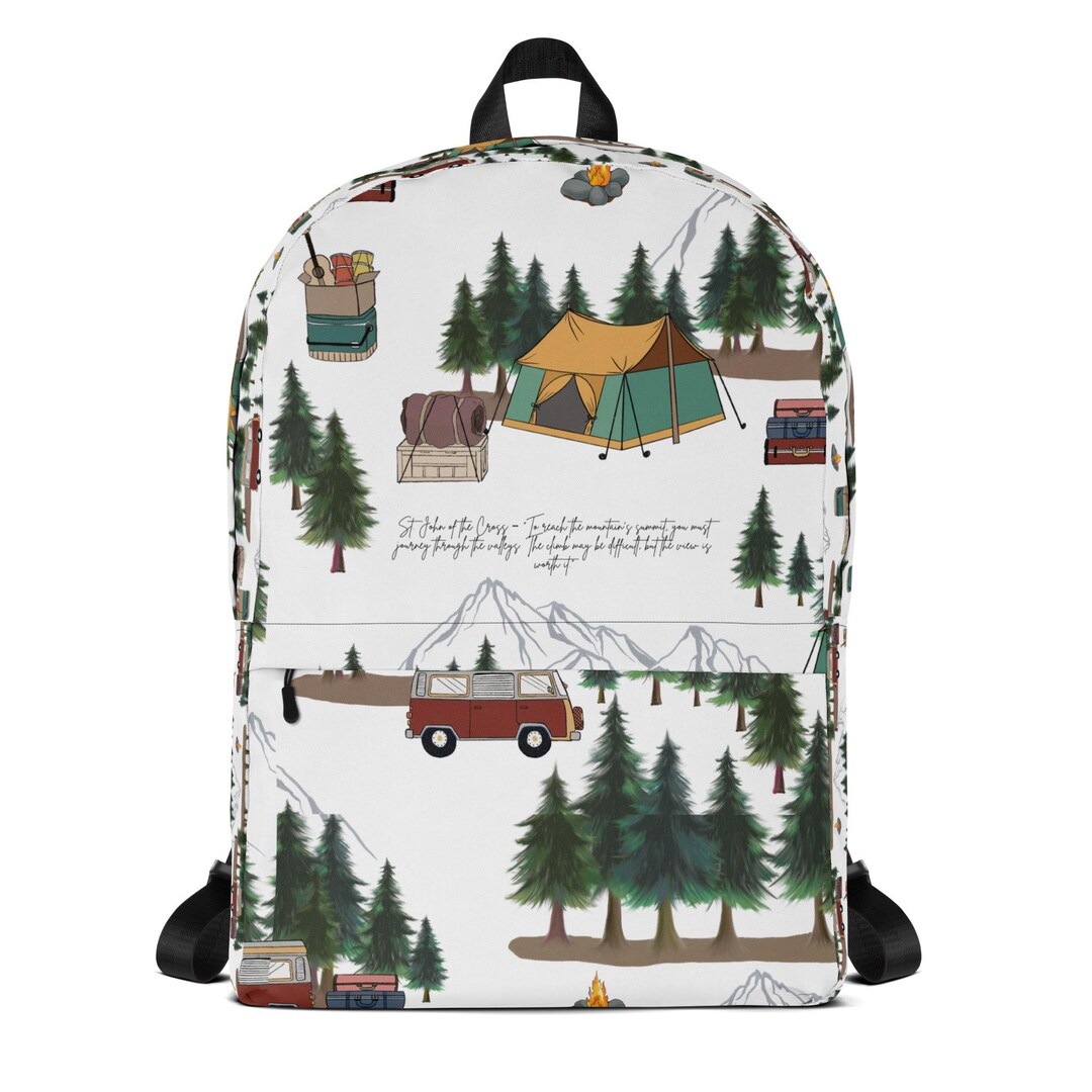St. John of the Cross Backpack | Catholic Backpack| Camping Themed ...