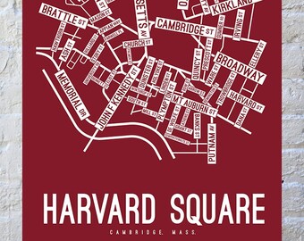 Harvard Poster - Etsy