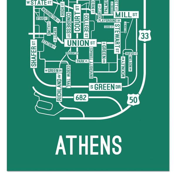 Athens Ohio - Etsy