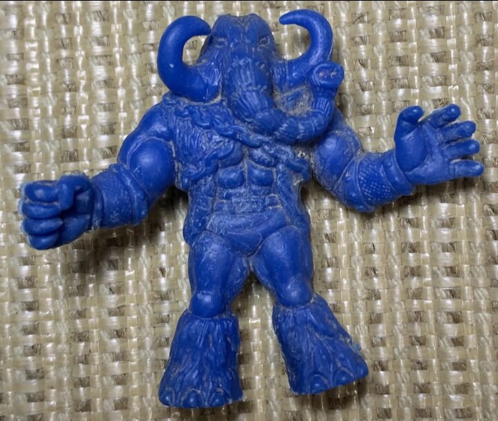 The Mammothman M.U.S.C.L.E. Men Kinnikuman Dark Blue 80's 2 Toy Figure ...