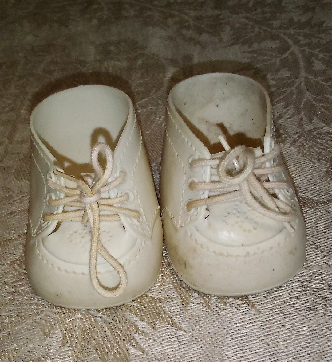 Cabbage Patch Kids Classic Vintage Doll Shoes White High Top Lace up ...