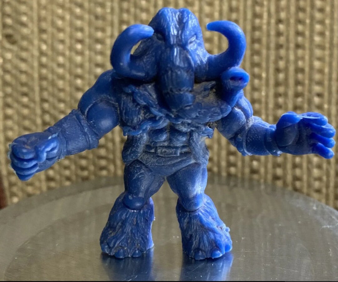 The Mammothman M.U.S.C.L.E. Men Kinnikuman Dark Blue 80's 2 Toy Figure ...