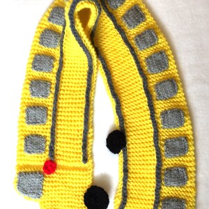 School Bus Neck Scarf - PDF Knitting Pattern - for Immediate Download ...