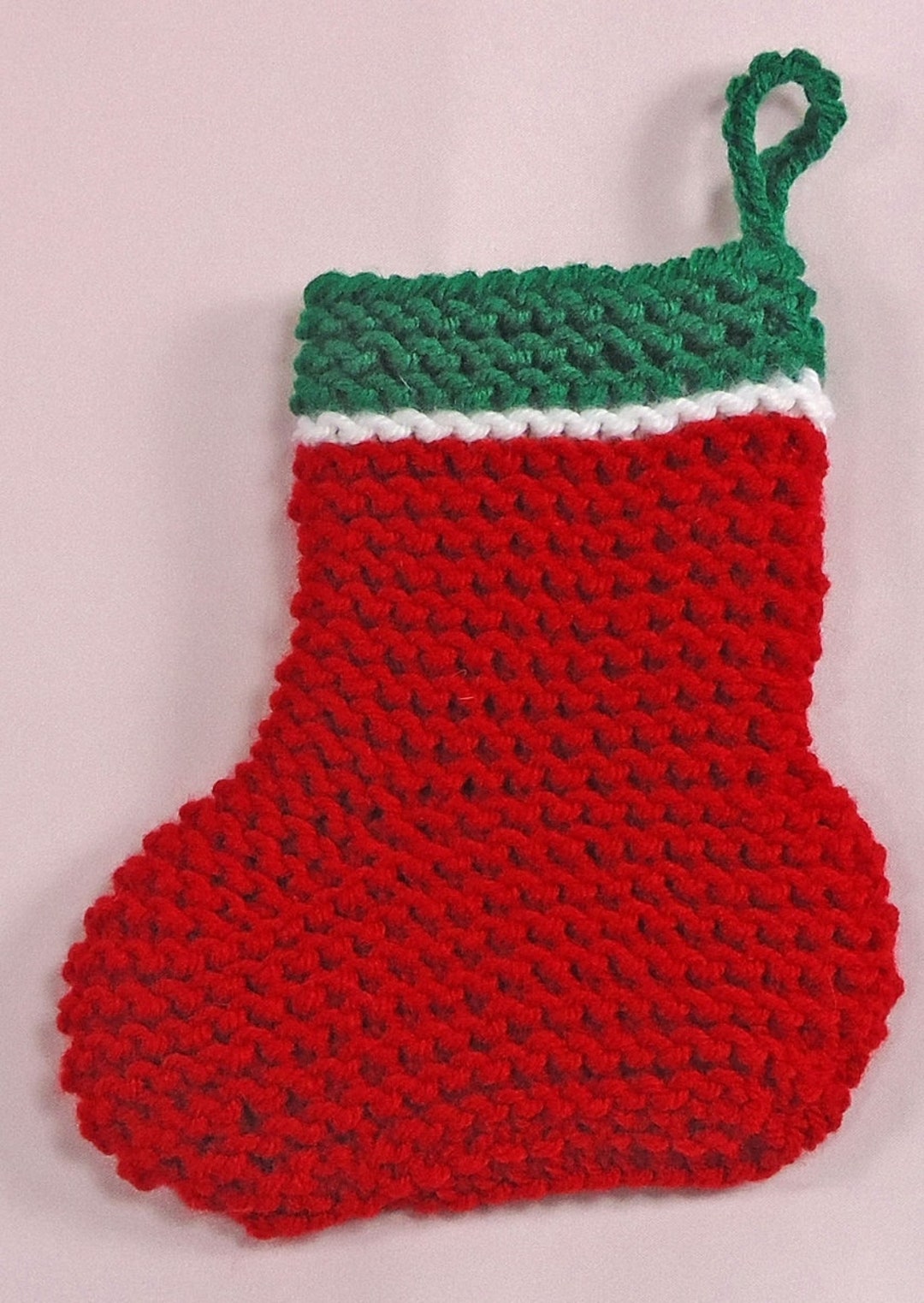 Stuffer Stocking - PDF Knitting Pattern - for Immediate Download - Etsy