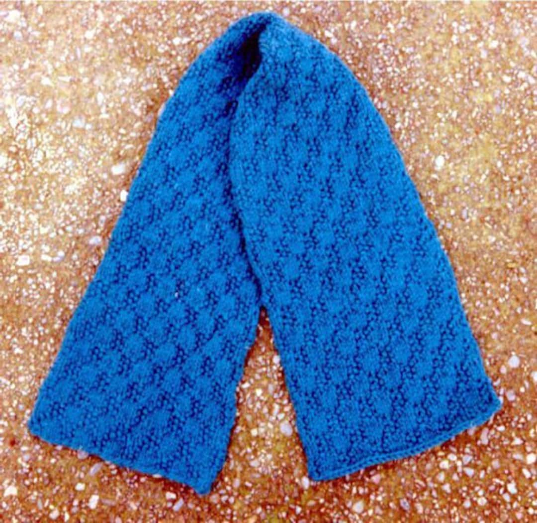 Wool Neck Scarf - PDF Knitting Pattern - for Immediate Download - Etsy