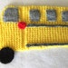 School Bus Neck Scarf - PDF Knitting Pattern - for Immediate Download ...
