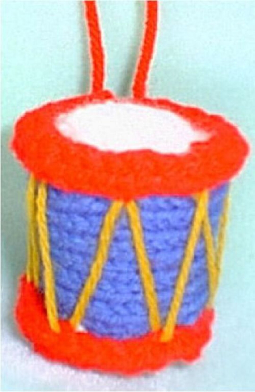 Toy Drum Ornament - PDF Knitting Pattern - for Immediate Download - Etsy