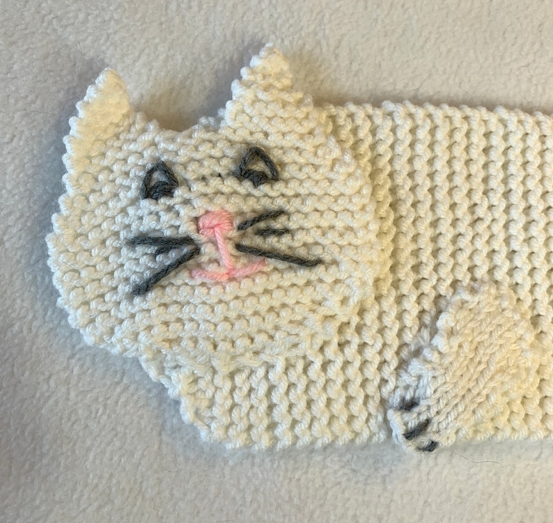 Kitty Cat Scarf – PDF Knitting Pattern - for Immediate Download - Etsy