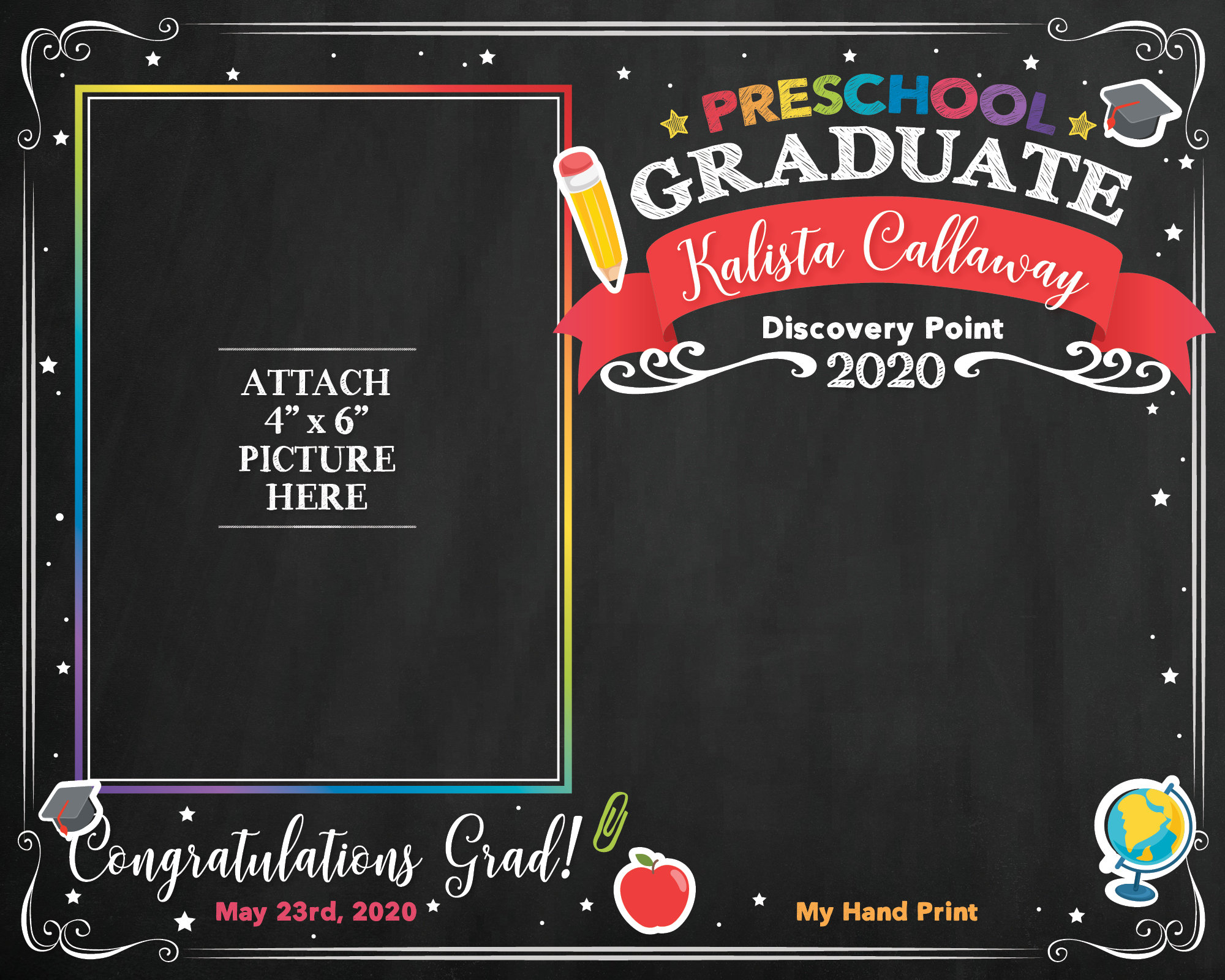 Preschool Graduation Background