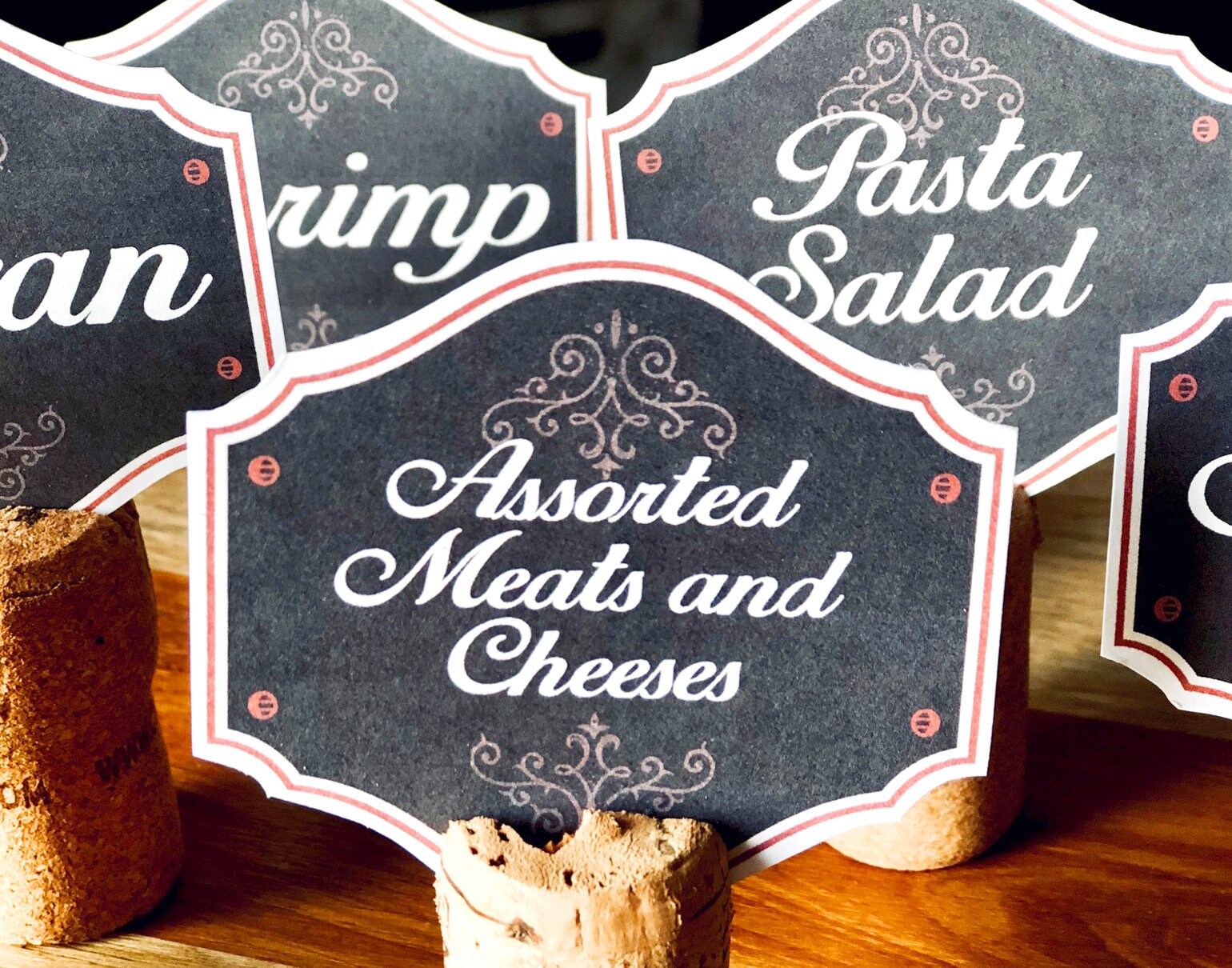Wine Party Food Labels, Aged to Perfection Food Labels Printable, Wine ...
