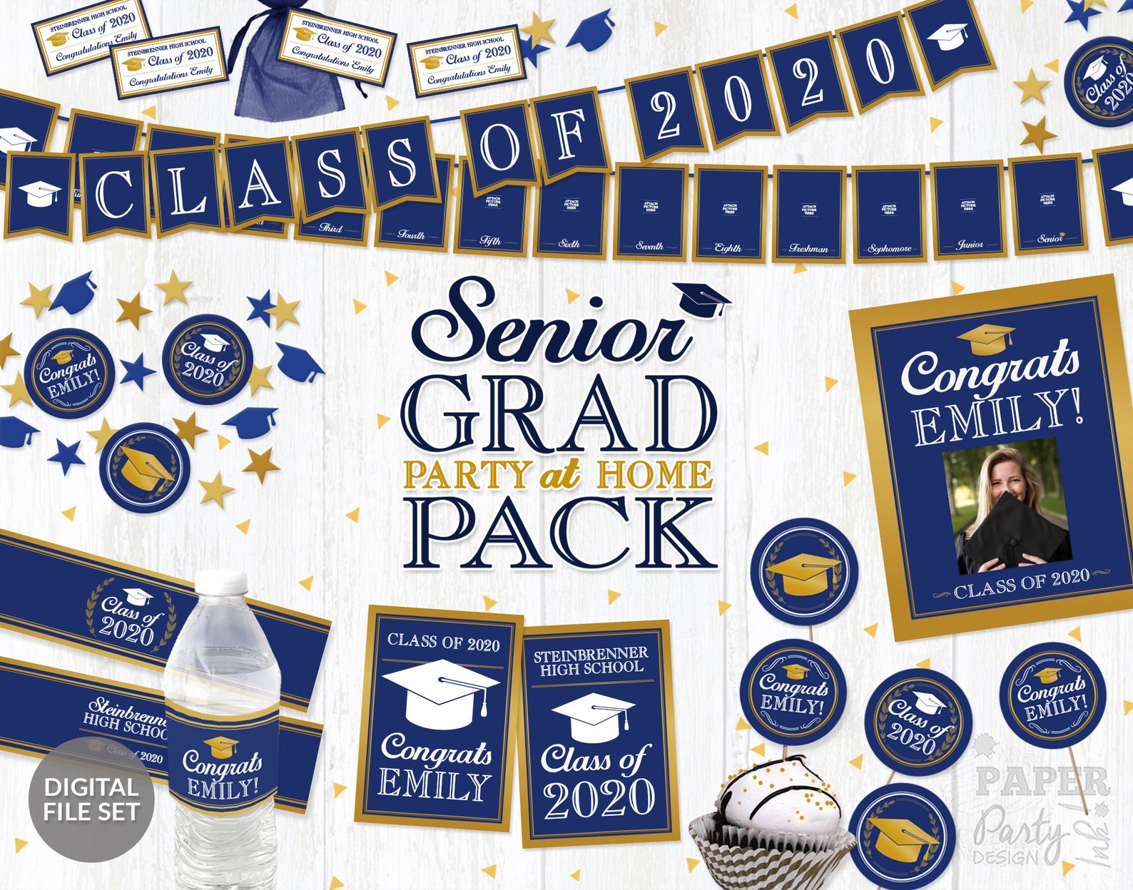 Printable Graduation Decor Kit Senior Grad Print Pack - Etsy