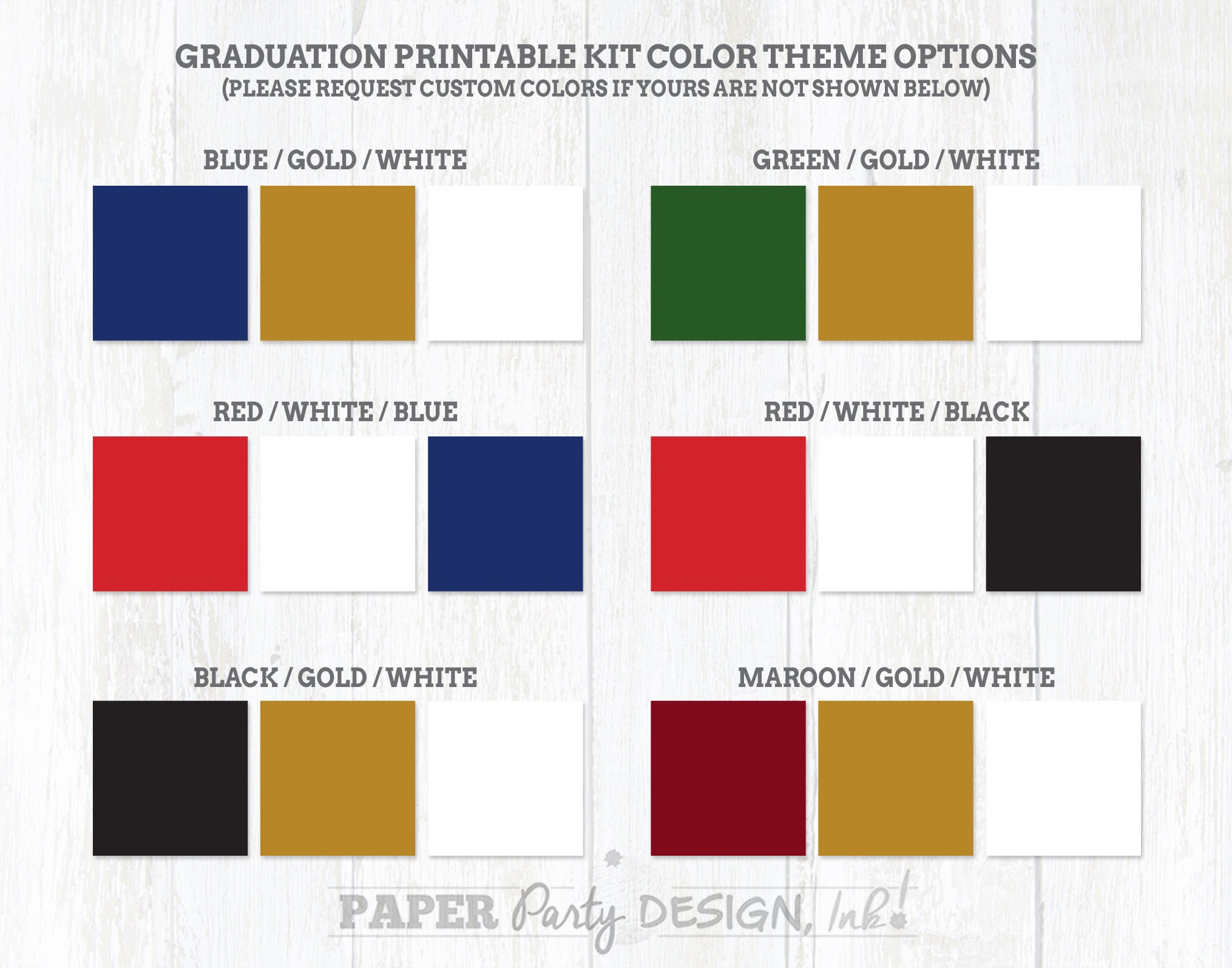 Printable Graduation Decor Kit Senior Grad Print Pack - Etsy