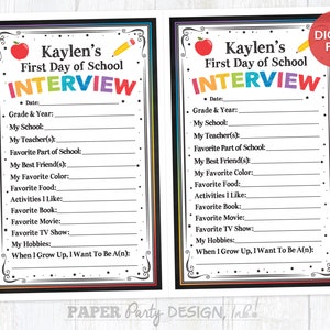 Personalized School Memory Box Printable Kit, DIY School Keepsake Kit ...