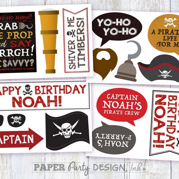 Pirate Photo Booth - Etsy