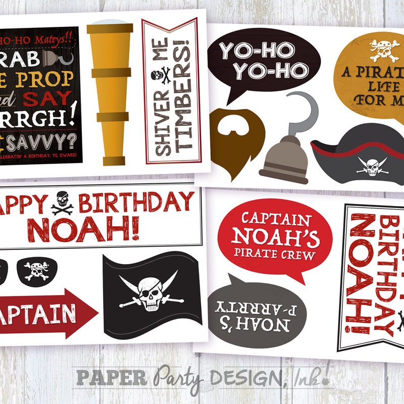 Pirate Photo Booth - Etsy