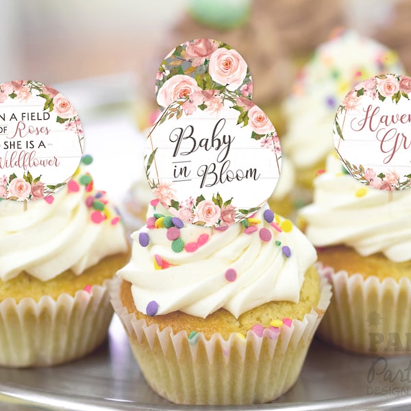 Baby in Bloom Cake Topper - Etsy