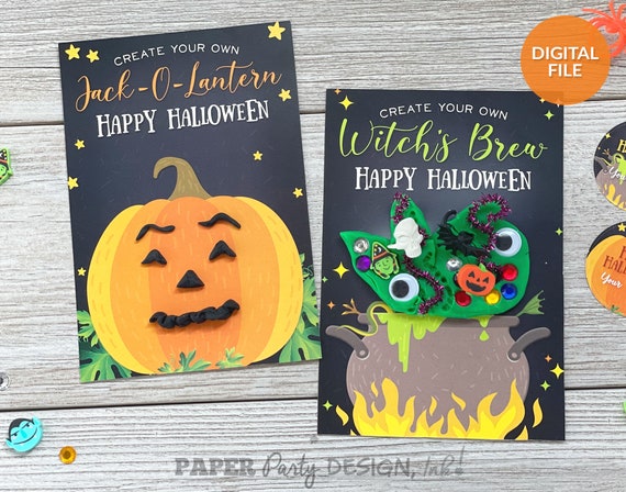 Tarjetas Imprimibles De Halloween