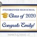 Printable Graduation Sign Set of 2, Senior Class of 2020 Signs, Grad ...
