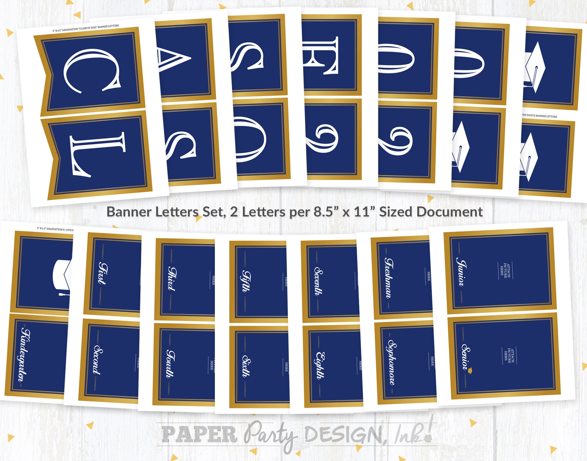 Printable Graduation Decor Kit Senior Grad Print Pack - Etsy