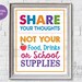 Printable Classroom Safety Signs Set of 6, Size 8" X 10", Classroom ...