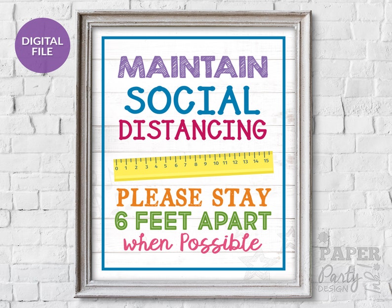 Printable Classroom Safety Signs Set of 6 Size 8 X - Etsy