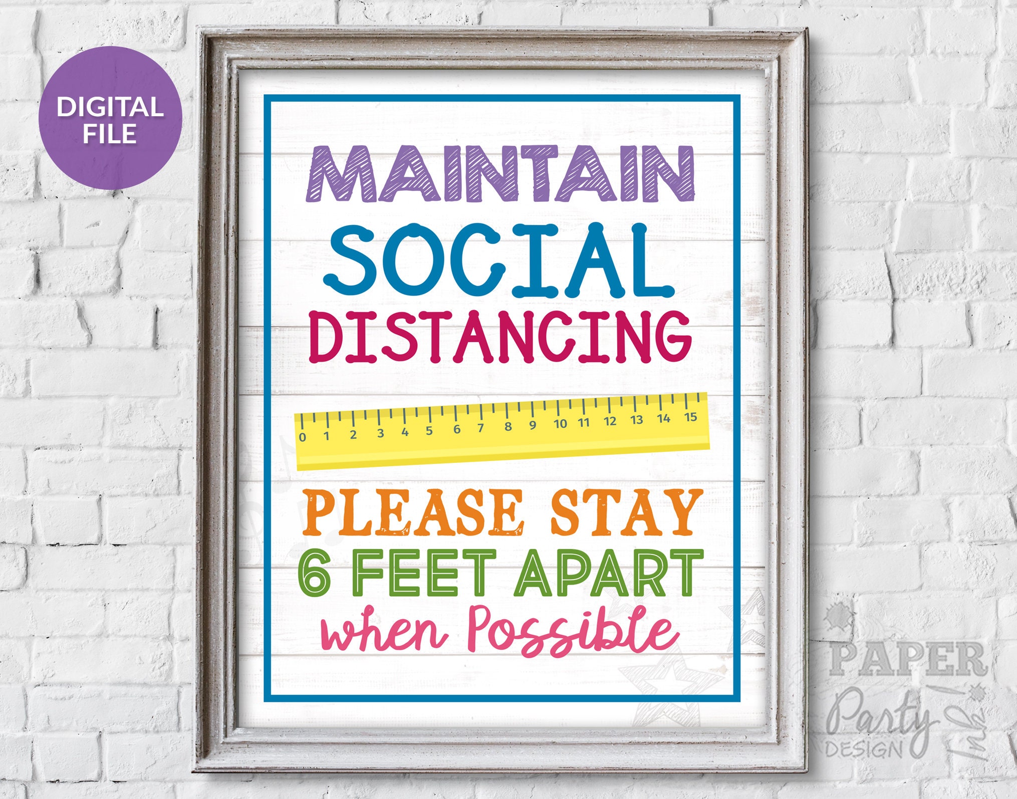 Printable Classroom Safety Signs Set of 6 Size 8 X - Etsy UK