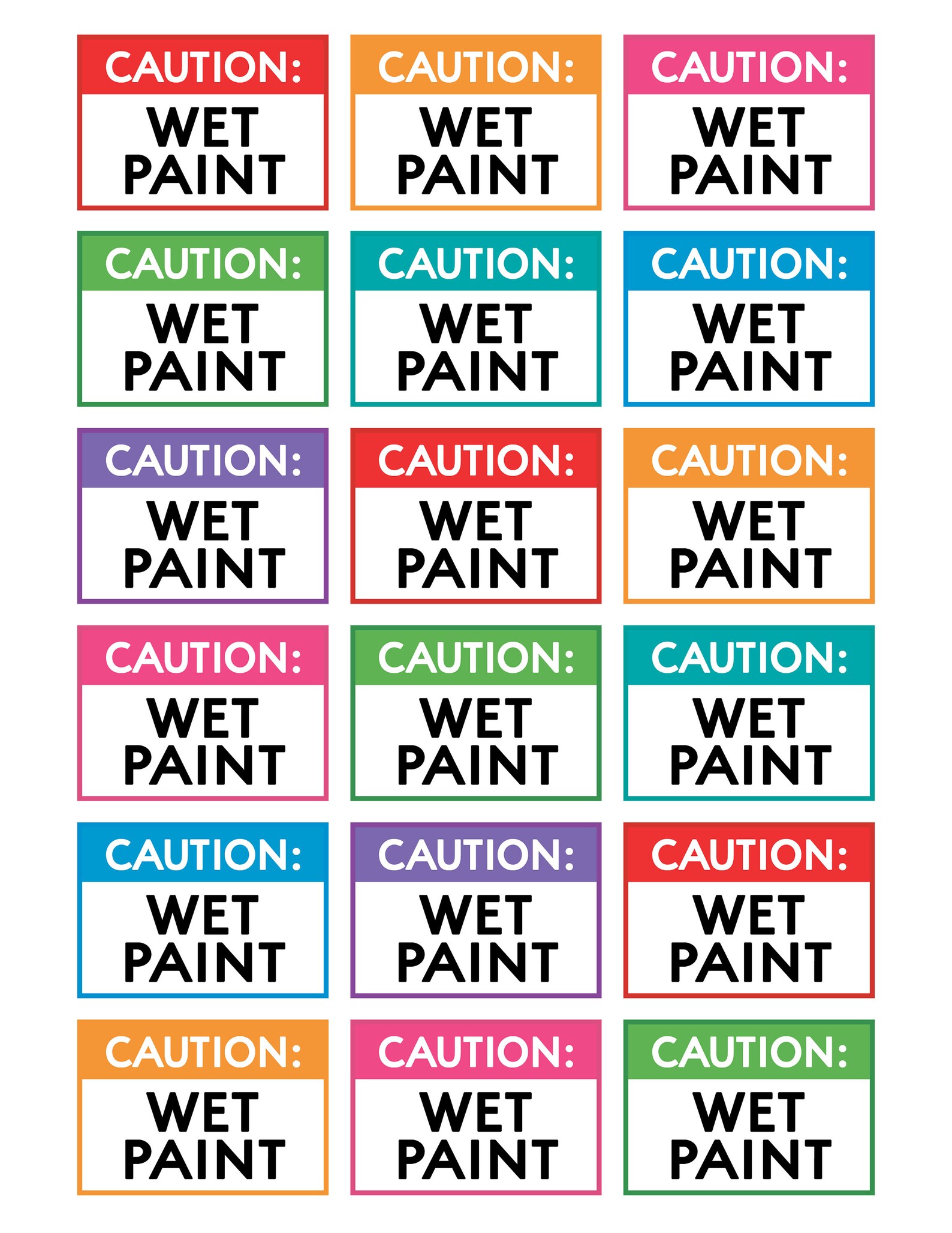 Printable Art Party Wet Paint Food Labels, Paint Party Decorative ...