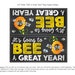 Printable Back to School Bag Topper It's Going to BEE a - Etsy
