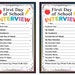 Printable Generic Interview Sheets for the School Memory Box Kit, DIY ...