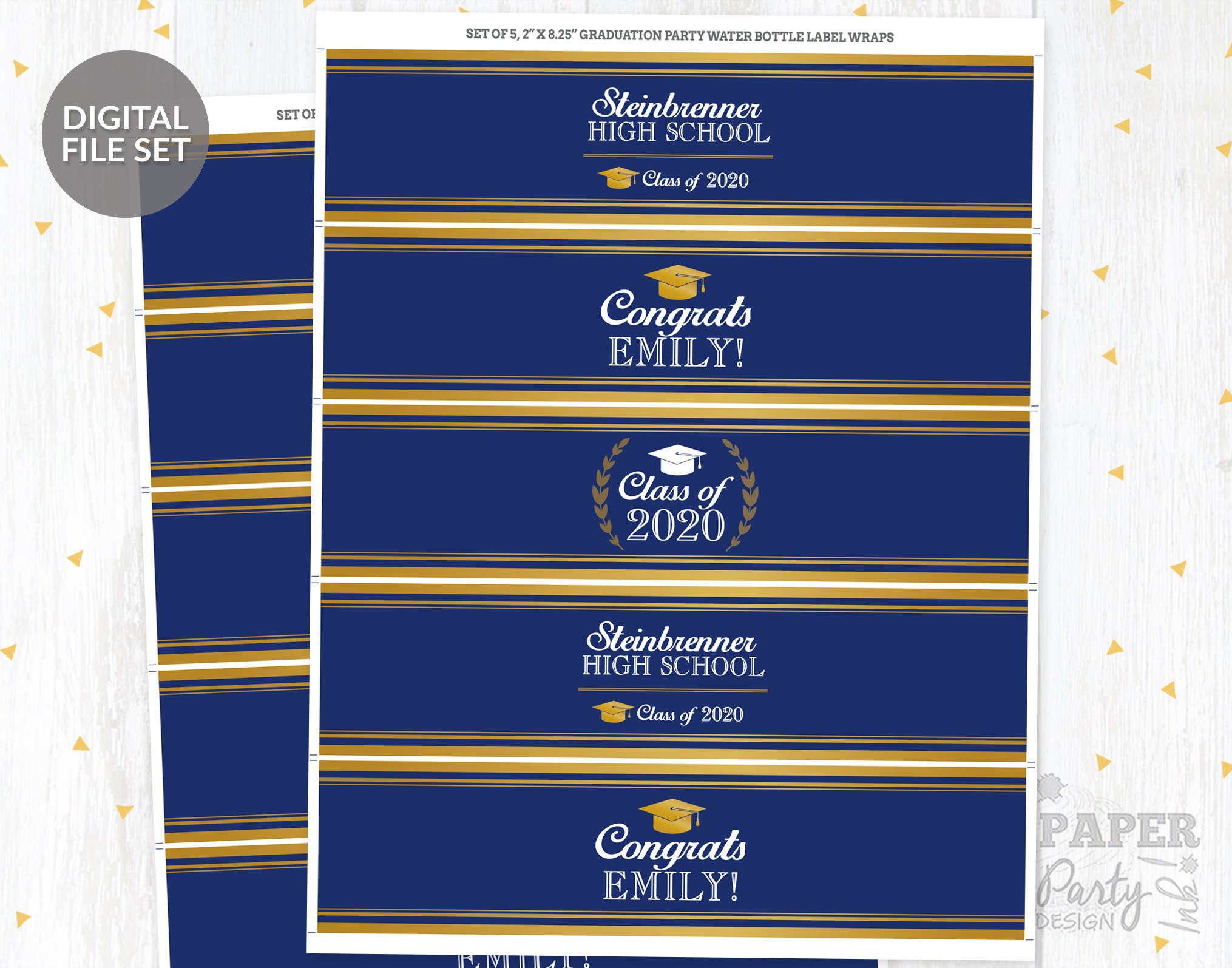 Printable Graduation Decor Kit Senior Grad Print Pack - Etsy