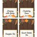 Thanksgiving Printable Food Labels, Fall Printable Food Labels ...