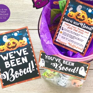 You've Been Booed Instant Download Printable Kit, Printable Booed Signs ...