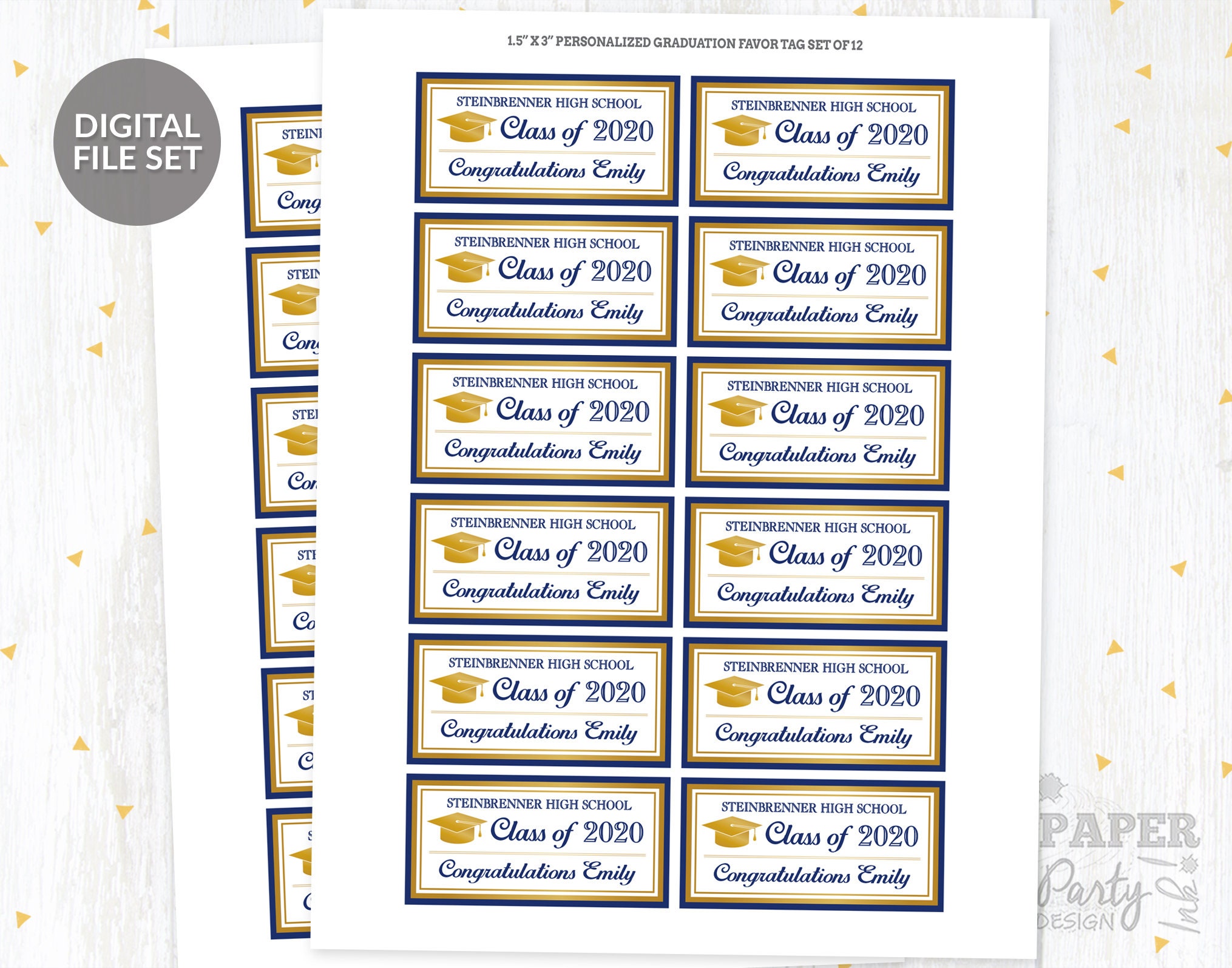 Printable Graduation Decor Kit Senior Grad Print Pack - Etsy