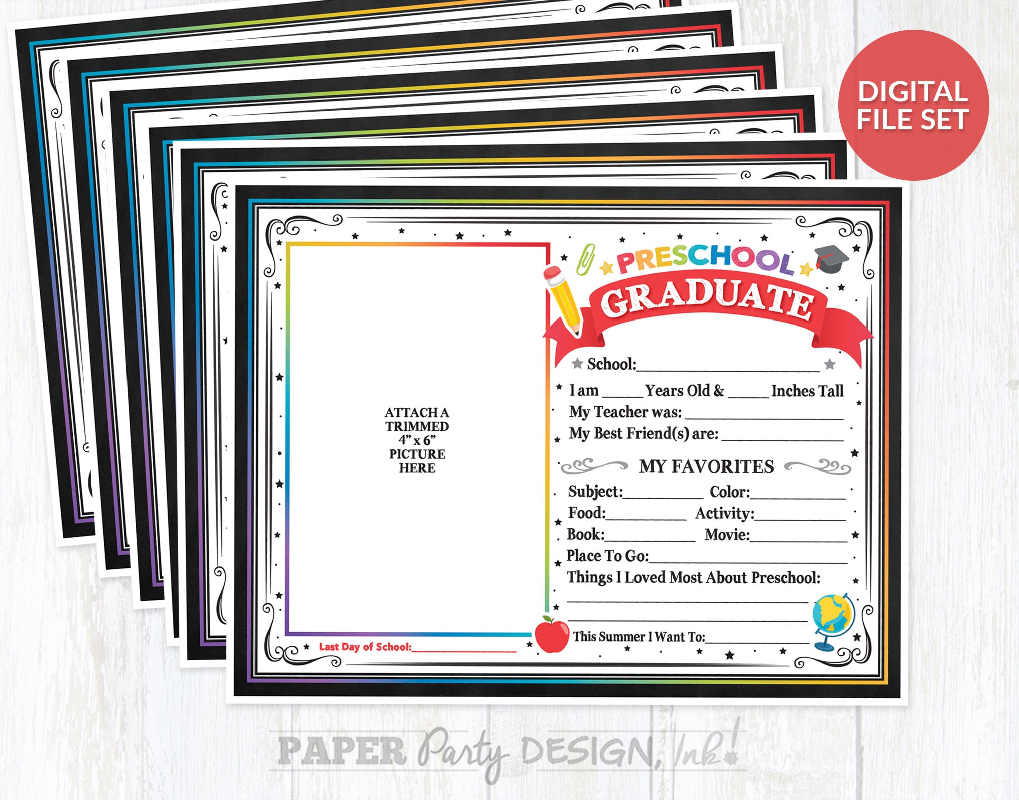 Personalized School Memory Box Printable Kit DIY School - Etsy