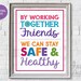 Printable Classroom Safety Signs Set of 6, Size 8 X 10, Classroom ...